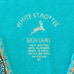 White Stag | Tops | White Stag Cotton Double Knit Embellished Top ...